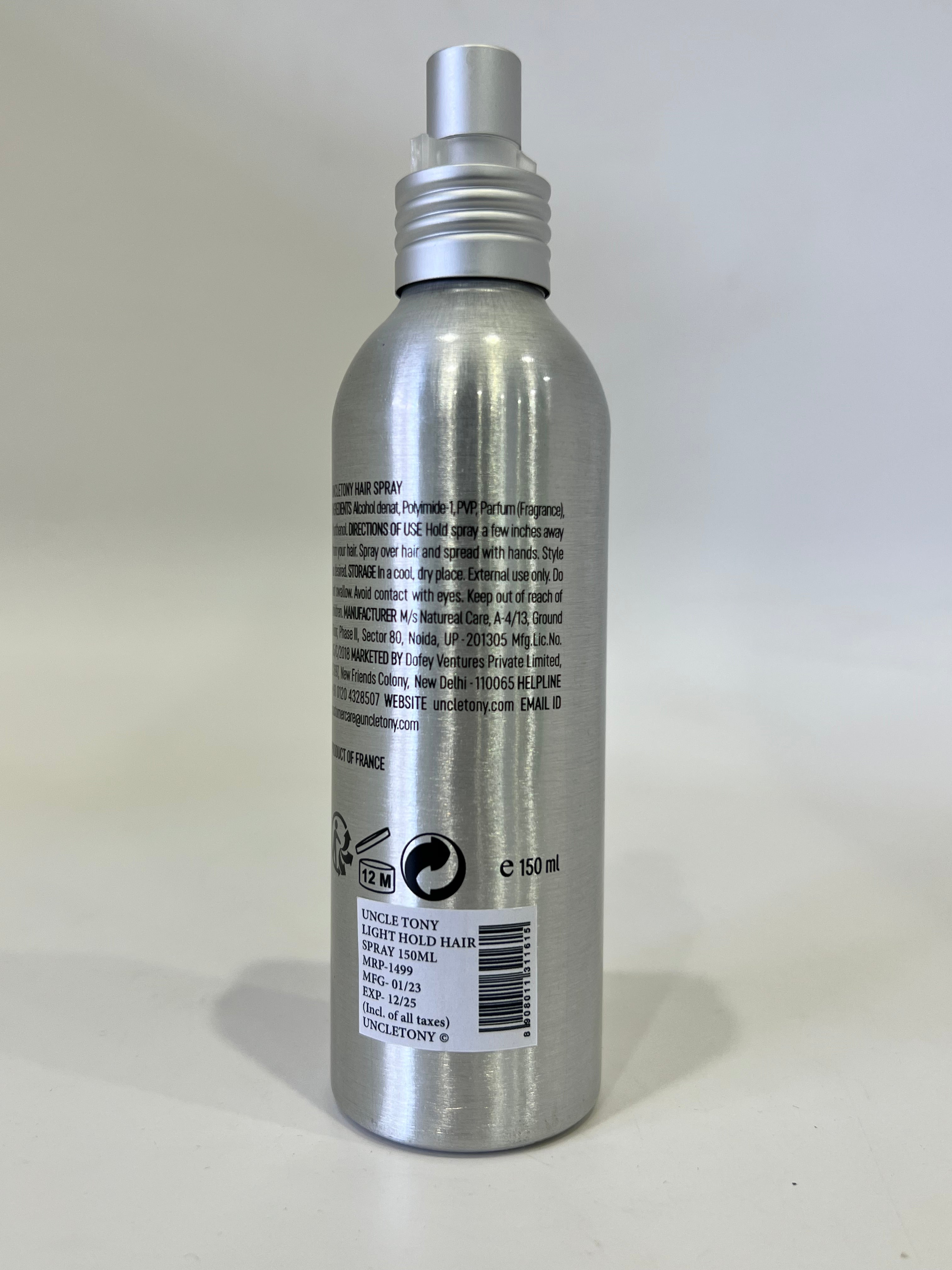 Buy Best Hair Spray for Men Online in India | Uncle Tony